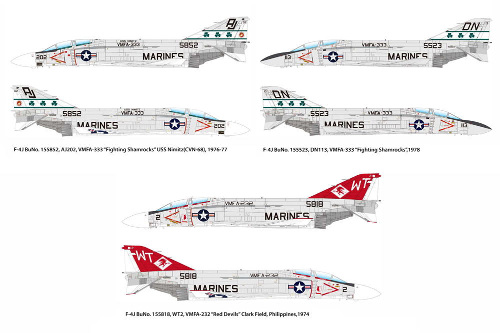 Academy AC12356 F4J Phantom (VMFA333 "Flying Shamrocks"