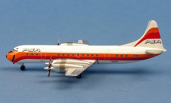 Aero Classics AC411128 Lockheed L188F Electra PSA N6016A