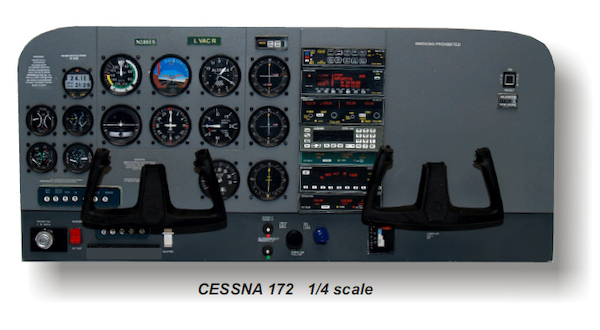 Aero Team ppC172 Cessna 172 Instrument Panel
