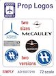 Aeroporto decales 72 Ad5507219 Prop Logos Two Sizes, two versions
