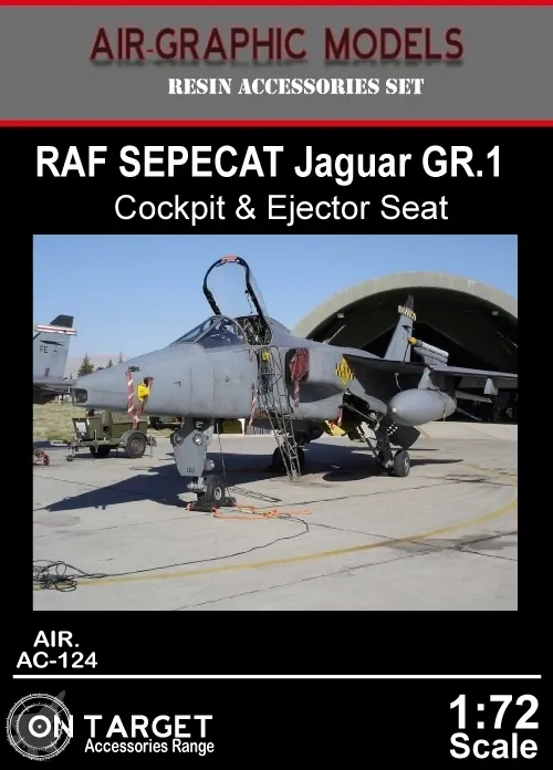 Air graphics models AIR.AC-124 RAF Jaguar GR1/3 Cockpit set (Ital
