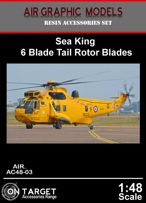 Air graphics models AIR.AC4803 Sea King Six blade tail Rotor