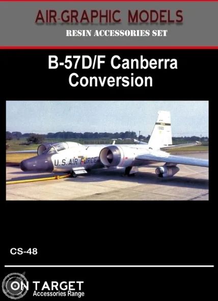 Air graphics models Air.CS-48 B57D/F Canberra TF33 Conversion