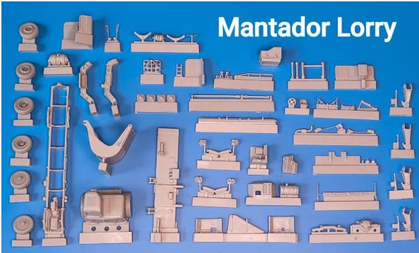 Air graphics models AIR.GSE042 AEC Mantador Blue Steel Missile Lo