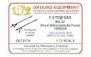 Aircraft in Miniature GE72176 F5 Freedom Fighter Tow Bars (2x)