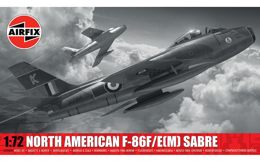 Airfix AF03083A North American F86F/E(M) Sabre (Expected August 2