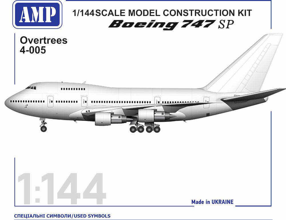AMP Models AMP OvT 4-005 Boeing B-747 SP Overtrees