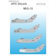 APC Decals APC144128 MiG15 (Czecholsovak AF)