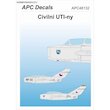 APC Decals APC48132 Civili UTI-ny (Civil MiG15Uti's)