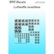 APC Decals APC72109 Luftwaffe Swastika's