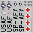APC Decals APCR72014 Piper L4 Floatplane Replacement decal for KP