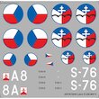 APC Decals APCR72035 Letov S328 Replacement decal for KP