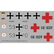 APC Decals APCR72056 Dornier Do28 Replacement decal for Matchbox