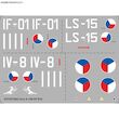 APC Decals APCR72063 Avia S199 Replacement decal for KP kit