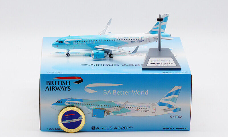 ARD200 Models ARDBA037 Airbus A320-200 British Airways BA Better