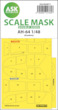 Art Scale Kit 200-M48071 Masking Set AH64 Apache Canopy and whee