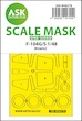 Art Scale Kit 200-M48278 Masking Set Lockheed F104G/S Starfighter