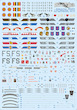Astra Decals D14476 F16A/B MLU Fighting Falcon (Belgian AF 1980-&