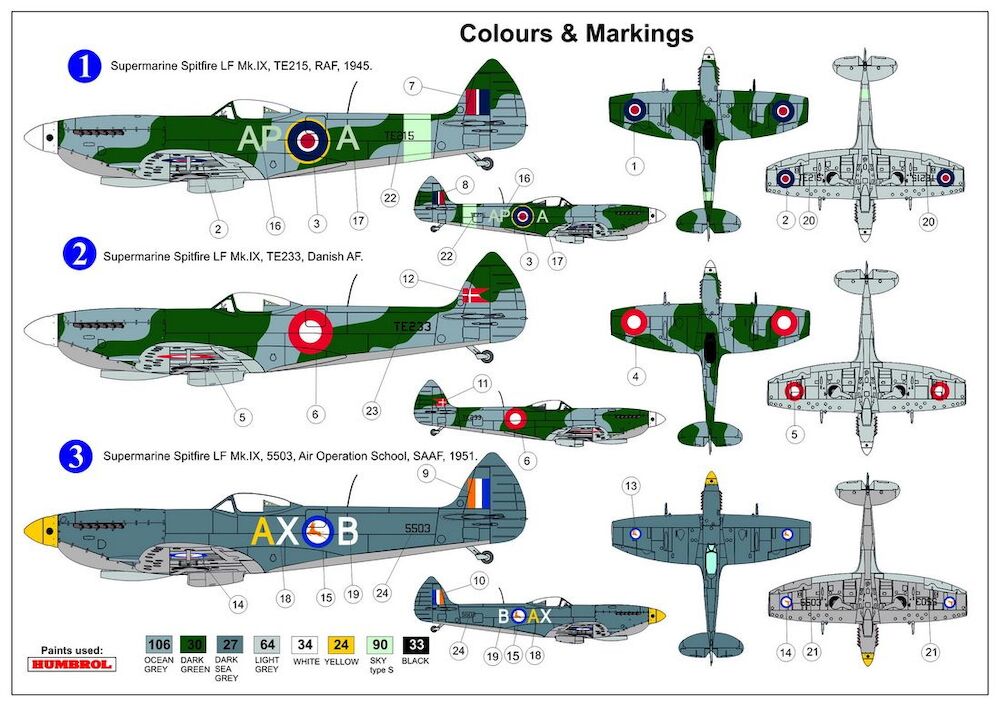 AZ Models az7633 Spitfire LF.IX "Bubble Canopy"