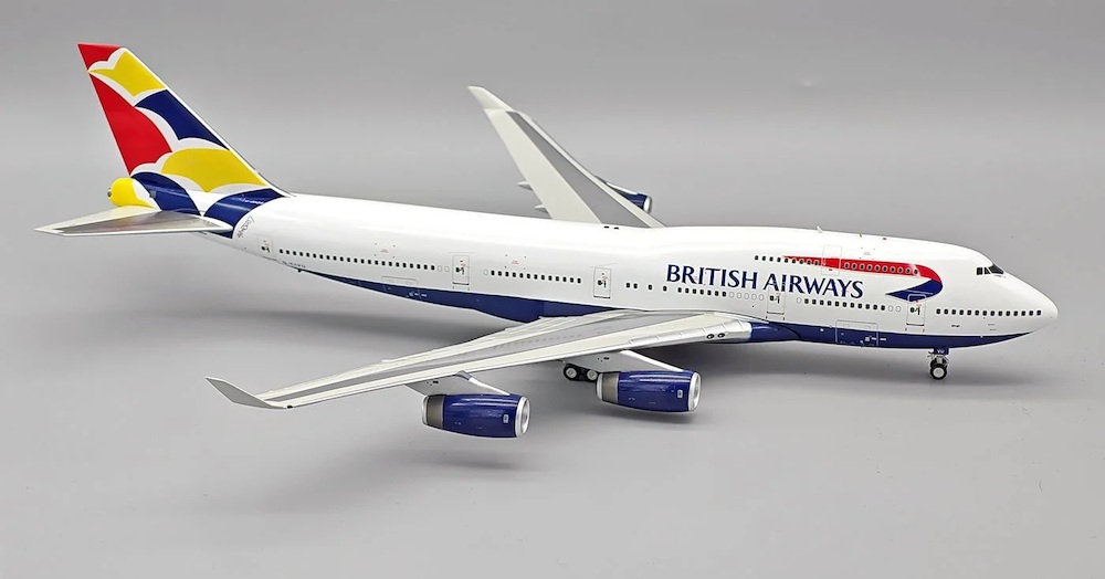 B Models B-744-BA-IVU Boeing 747-400 British Airways "Denmar