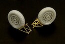 Brengun Model Accessories BRL72024 Luftwaffe Wheel Chocks (2 type