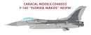 Caracal models CD48055 F16C "Florida Makos" 482FW Flags
