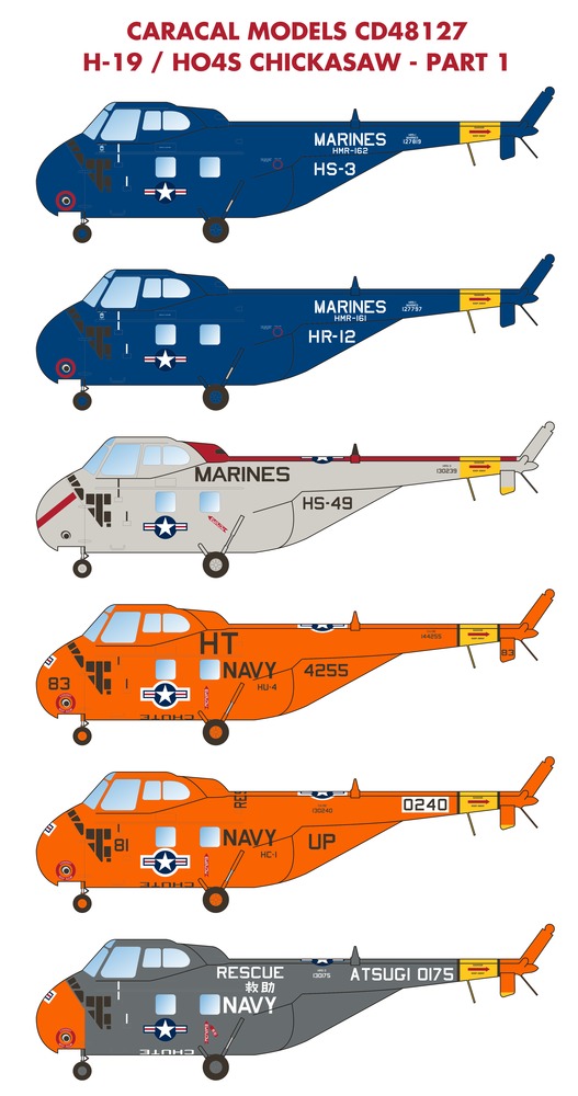 Caracal models CD48127 Sikorsky H19/HO4S Chickasaw Part 1