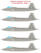 Caracal models CD72138 F22A Raptor Part 1 | AviationMegastore.com