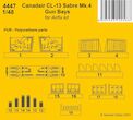 CMK CMKA4447 Canadair CL13 Sabre MKIV Gun Bays (Airfix)