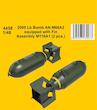 CMK CMKA4458 2000 Lb Bomb AN-M66A2 equipped with Fin Assembly M11