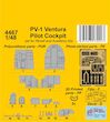 CMK CMKA4467 PV-1 Ventura Pilot Cockpit (Revell, Academy)