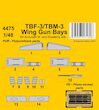 CMK CMKA4475 Grumman TBF1/TBM3 Avenger Wing Gun Bays (Italeri, Ac