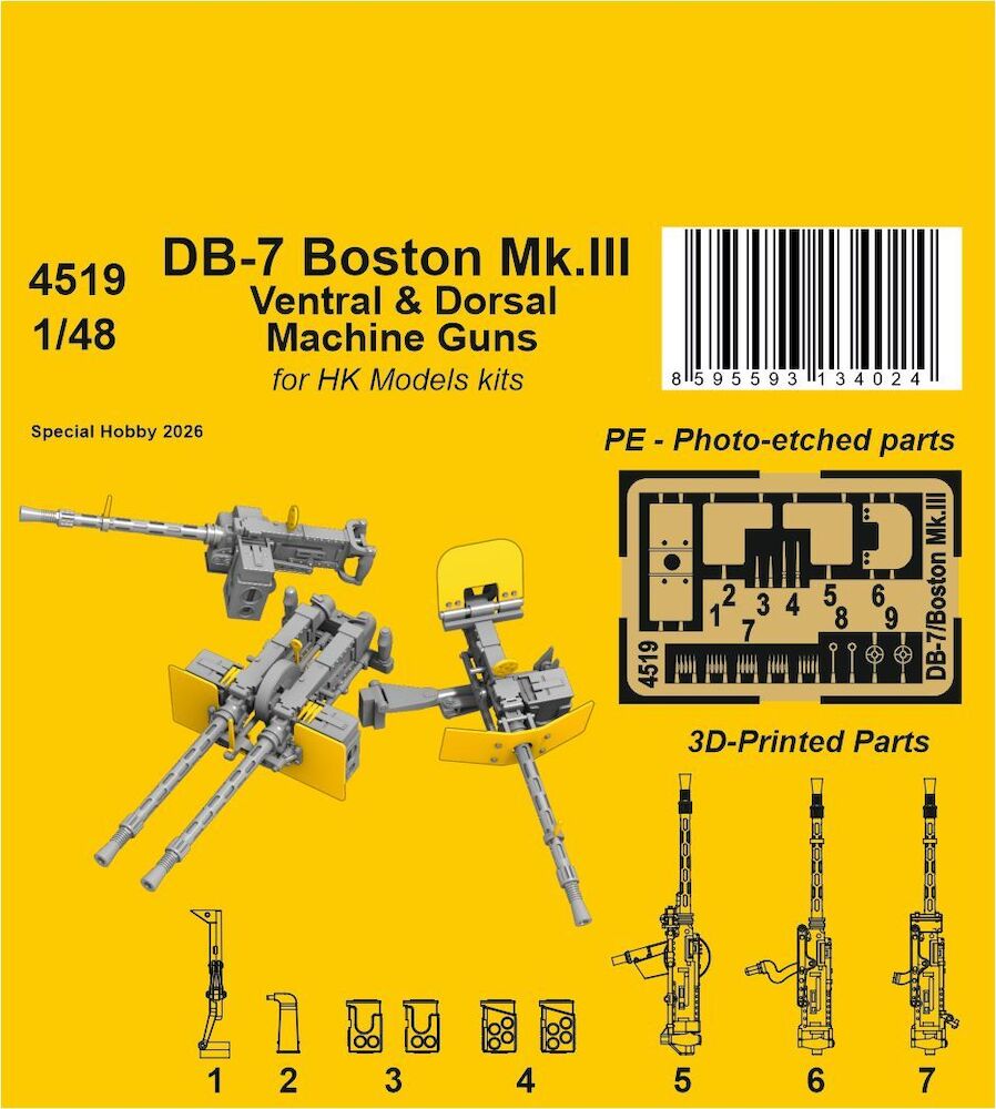 CMK CMKA4519 Douglas DB7 Boston MKIIIa Ventral and dorsal Machine