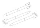 CMK CMK 5079 5 Inch HVAR rockets (3) | AviationMegastore.com