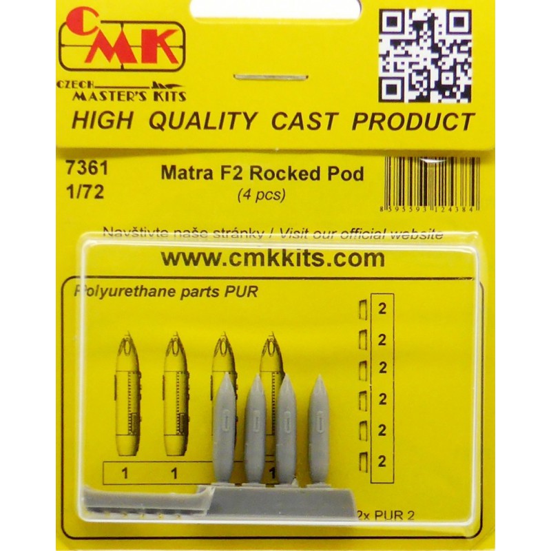 CMK CMKA7361 Matra F2 Rocket Pod (2x) | AviationMegastore.com