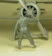 Copper State Models F32-027 WW1 RFC Air Mechanic Spinning the Pro