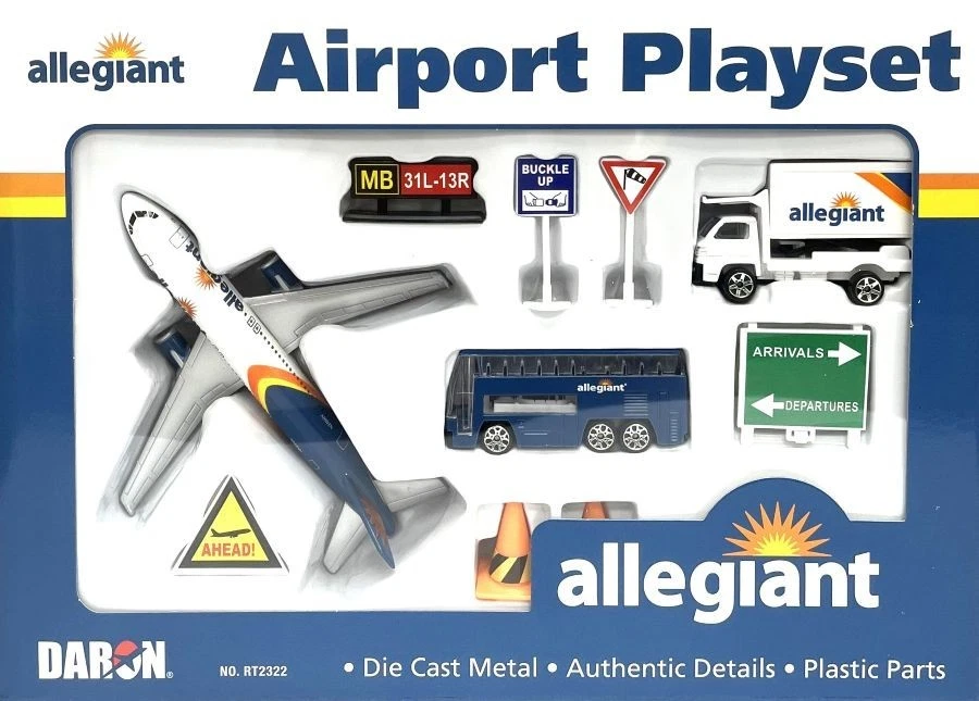 Daron RT2322 Airport Playset (Allegiantc) | AviationMegastore.com