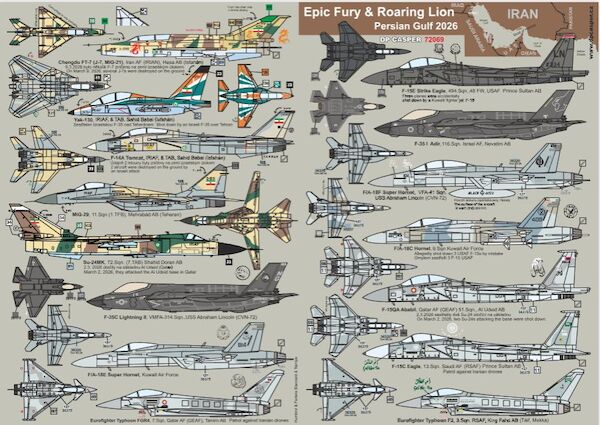 DP Casper Decals DPC72069 Forgotten Operations Operation Epic Fur