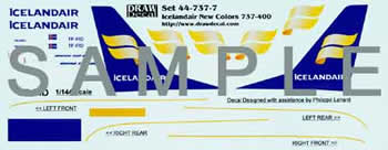 Draw Decals 20-737-7 Boeing 737-400 (Icelandair NC)