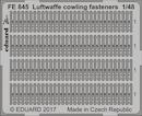 Eduard FE845 Detailset Luftwaffe Cowling fasteners
