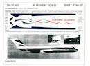 Flightpath Decals FP44-307 DC9-30 (Allegheny)