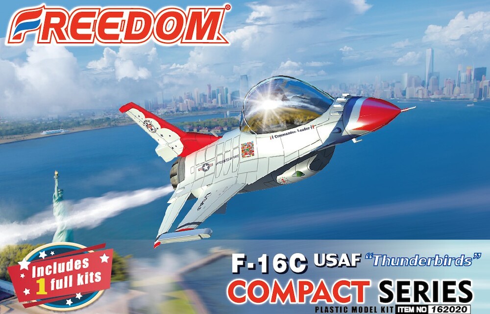 Freedom Model kits 162020 USAF F16C "Thunderbirds" Egg