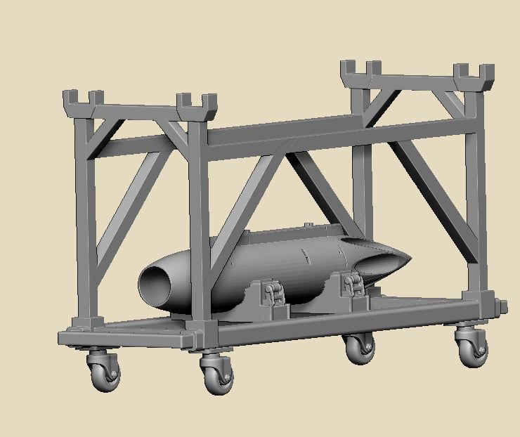 Gecko Heavy Industries GEC72045 Saab J37 Viggen Ground Support Ar