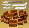 HaHen Aircraft Accessories HH72009/3 Three seat set (10x)