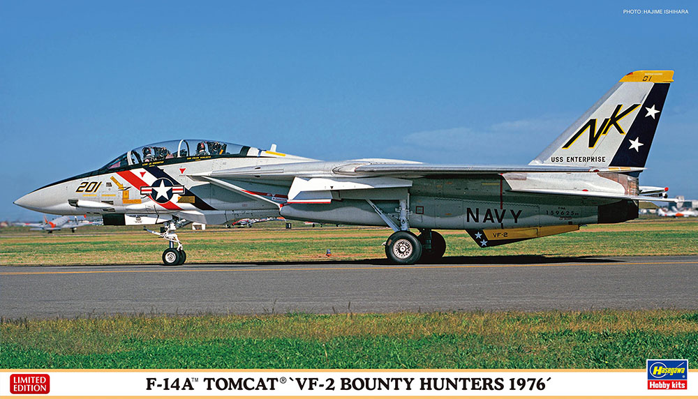 Hasegawa 02491 F14A Tomcat "VF2 Bounty Hunters 1976"