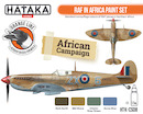 Hataka Hobby HTK-CS08 RAF in Africa paint set (4 Colours)