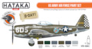 Hataka Hobby HTK-CS04.2 US Army Air Force paint set (6 Colours)