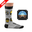 Heel Tread SOCK INSTRUMENTS Pair of aviation socks: Aircraft Inst