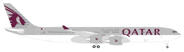 Herpa Wings 538923 Airbus A340-500 Qatar Amiri Flight A7-HHH