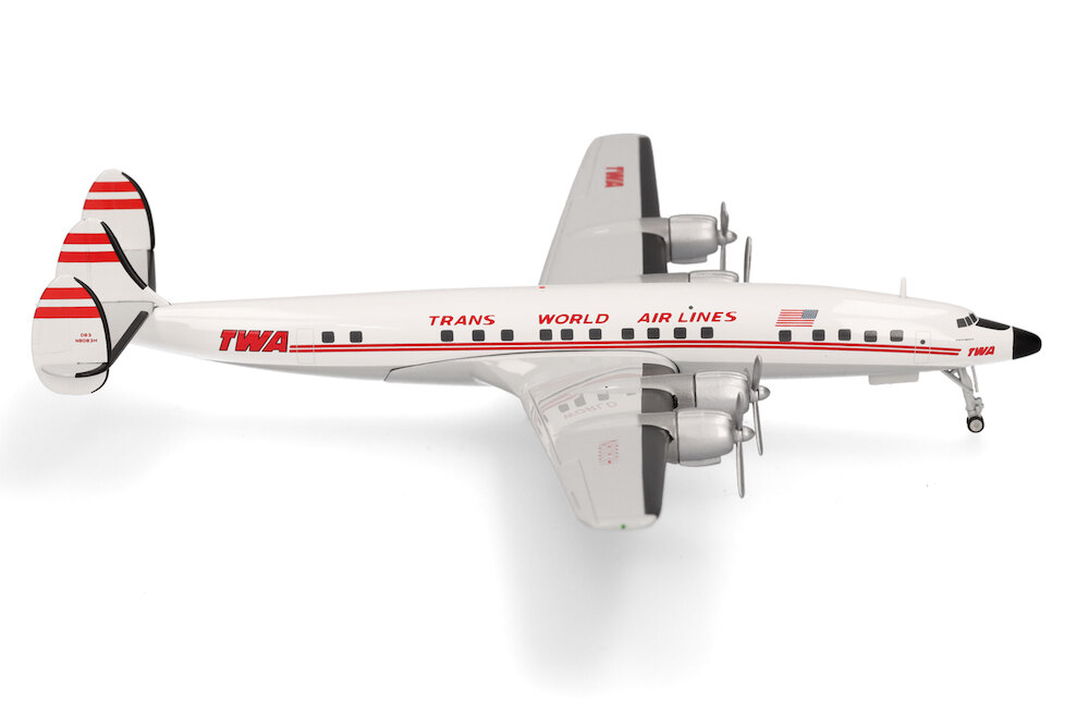 Herpa Wings 558372-001 L1649A Constellation Starliner TWA Trans W